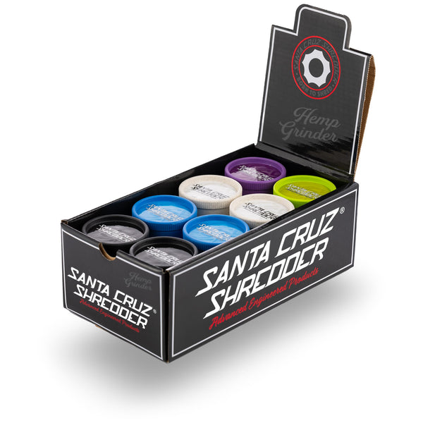 2 Piece Hemp Grinders - Santa Cruz Shredder Wholesale